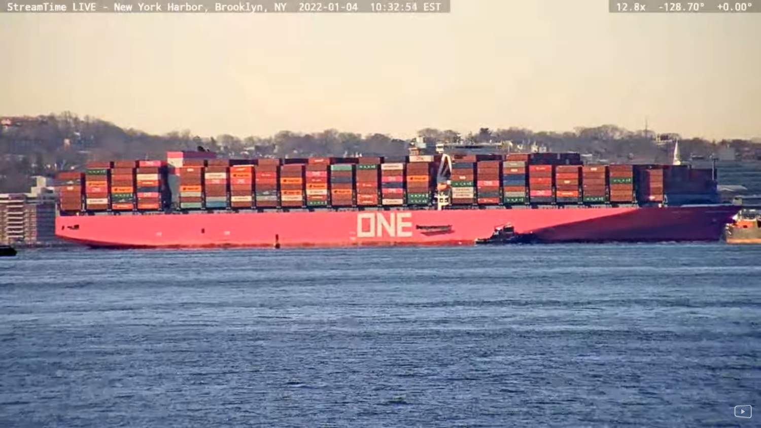 Solve ONE Hawk - Ocean-Going Container Ship - Brooklyn, NY (2022-01-04 ...