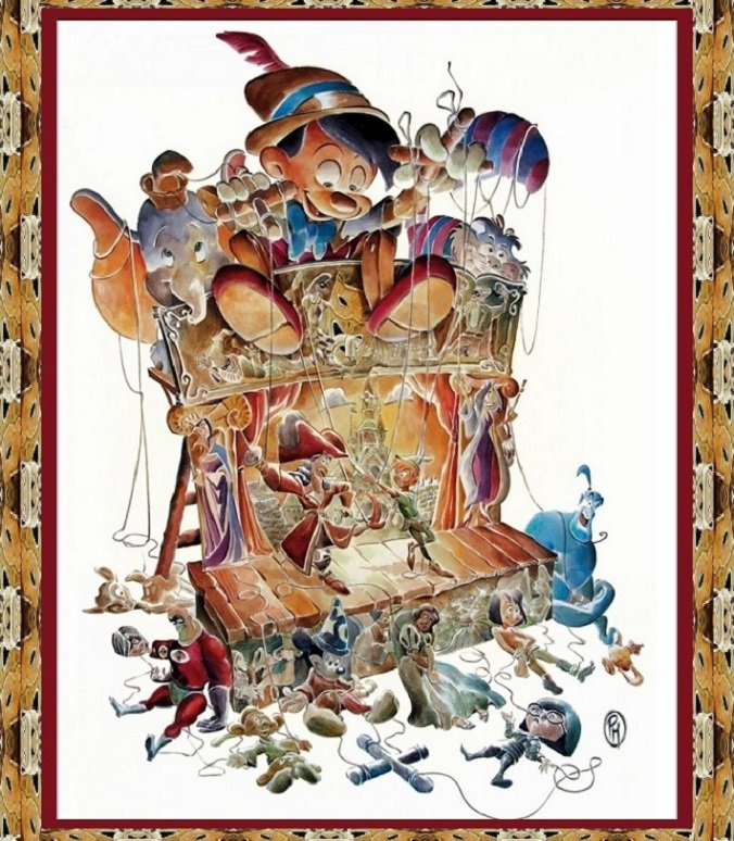 Solve Disney's Master Puppeteer jigsaw puzzle online with 120 pieces