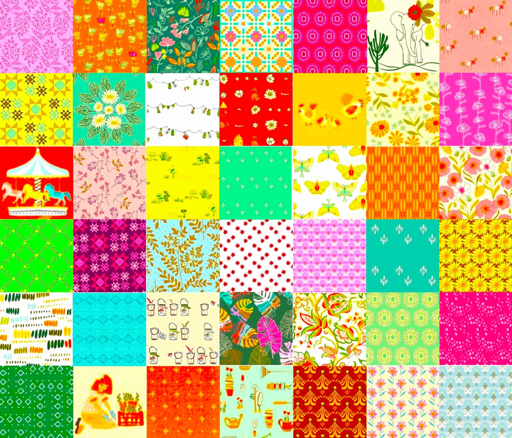 Solve PATCHWORK ALEXANDRA BORDALLO jigsaw puzzle online with 255 pieces