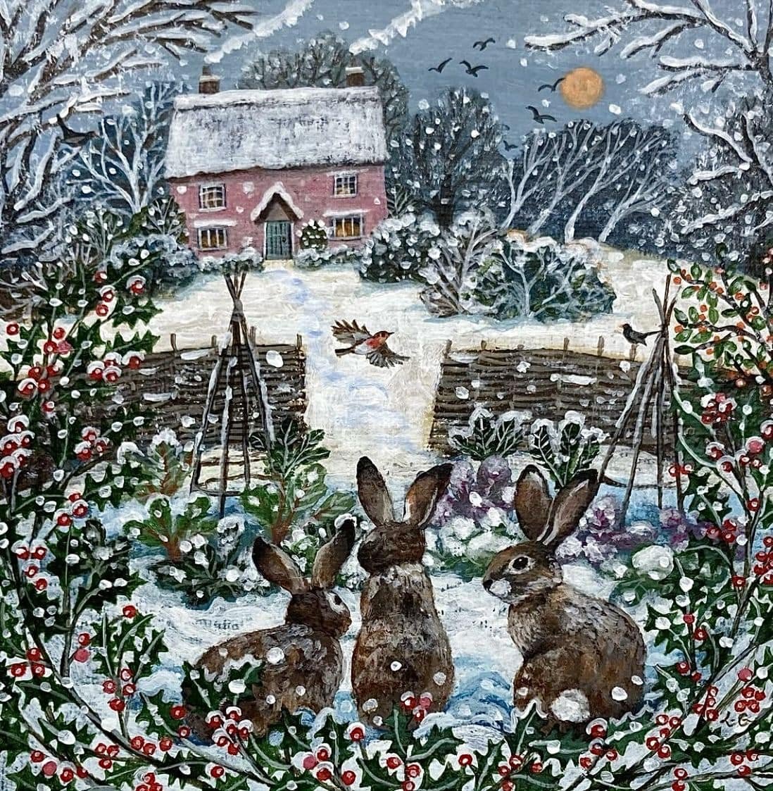 Solve rabbit rabbit (resize 9 to 342) jigsaw puzzle online with 49 pieces