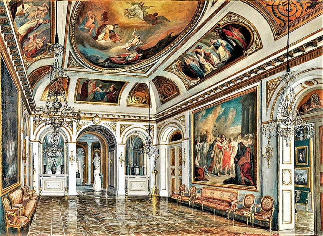 Solve Solomon Room in the Palace on the Water in Warsaw (1892) jigsaw ...