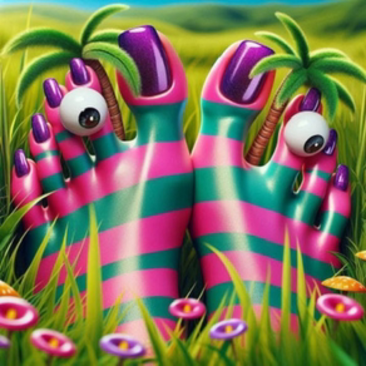 Solve Silly Feet jigsaw puzzle online with 169 pieces