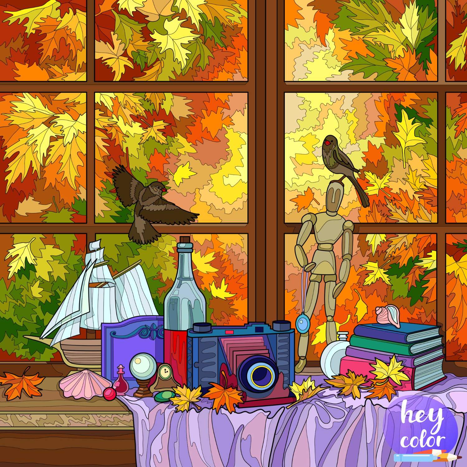 Solve PUZZLE - Fall Colors II jigsaw puzzle online with 600 pieces