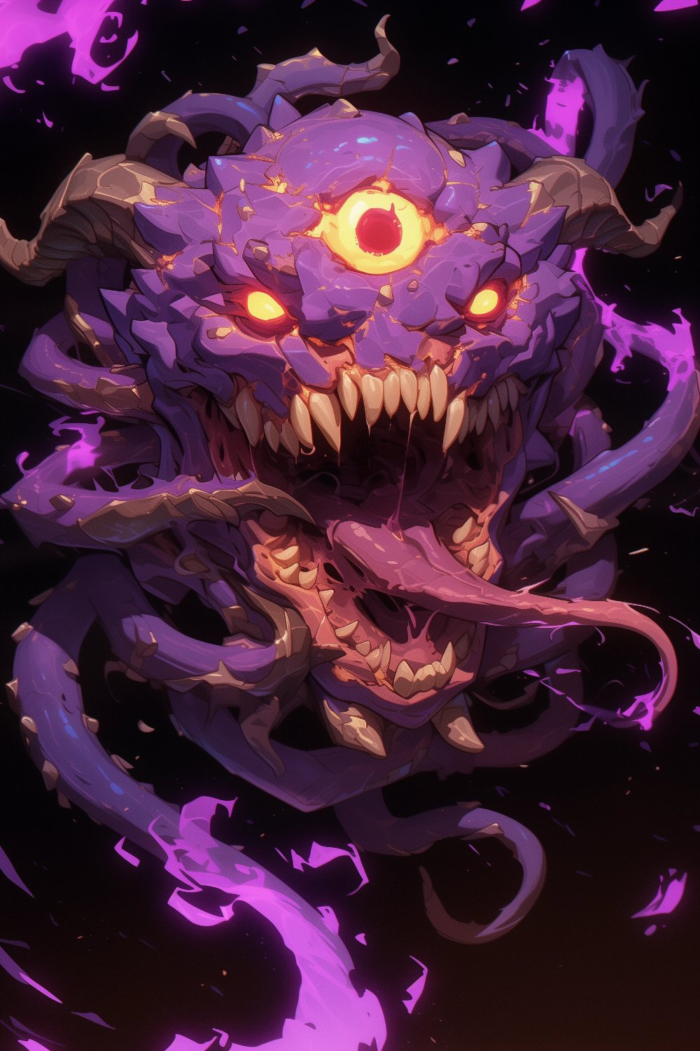 Solve Purple madness jigsaw puzzle online with 600 pieces