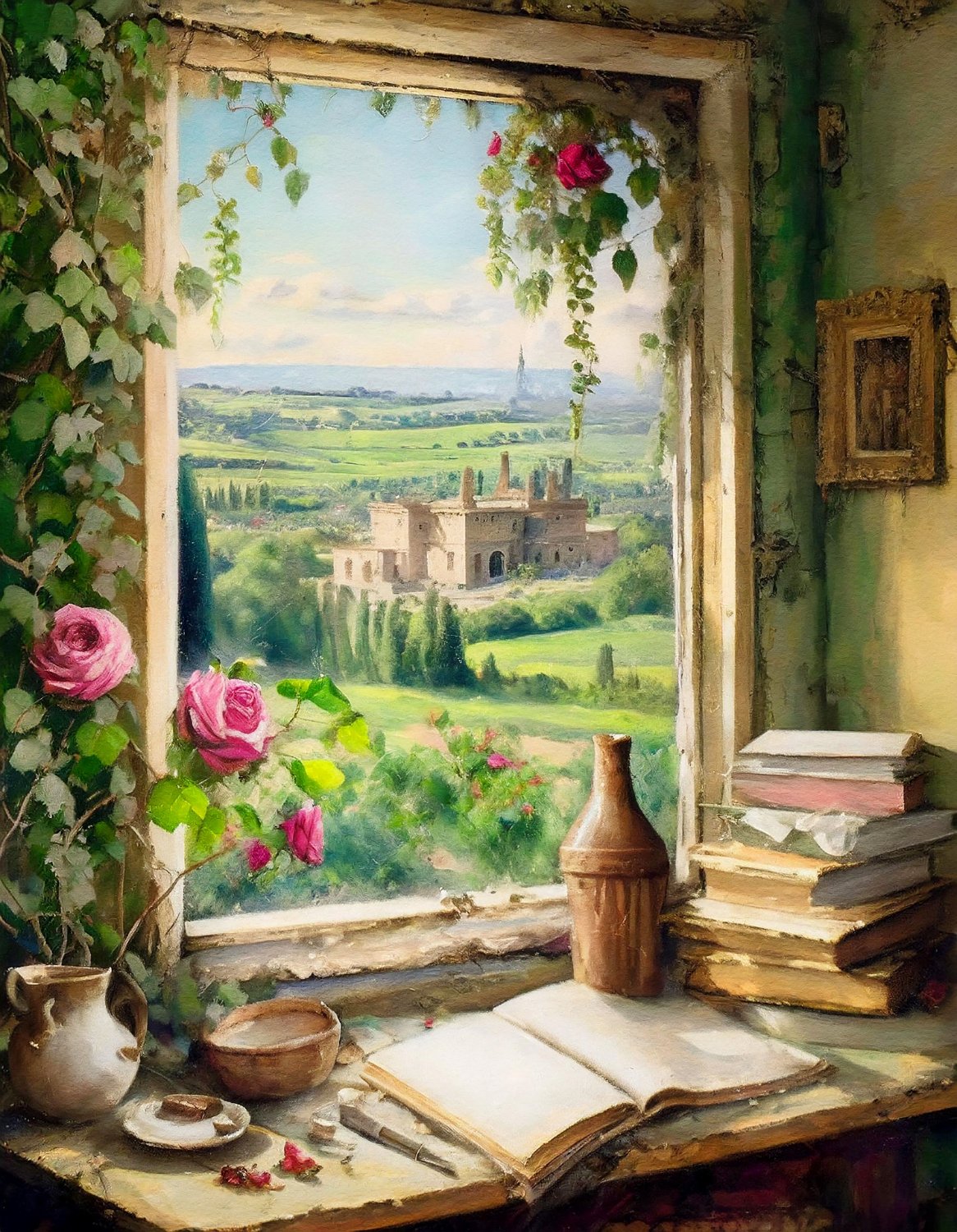 Solve Window art, resizable 12 to 525 pieces jigsaw puzzle online with ...