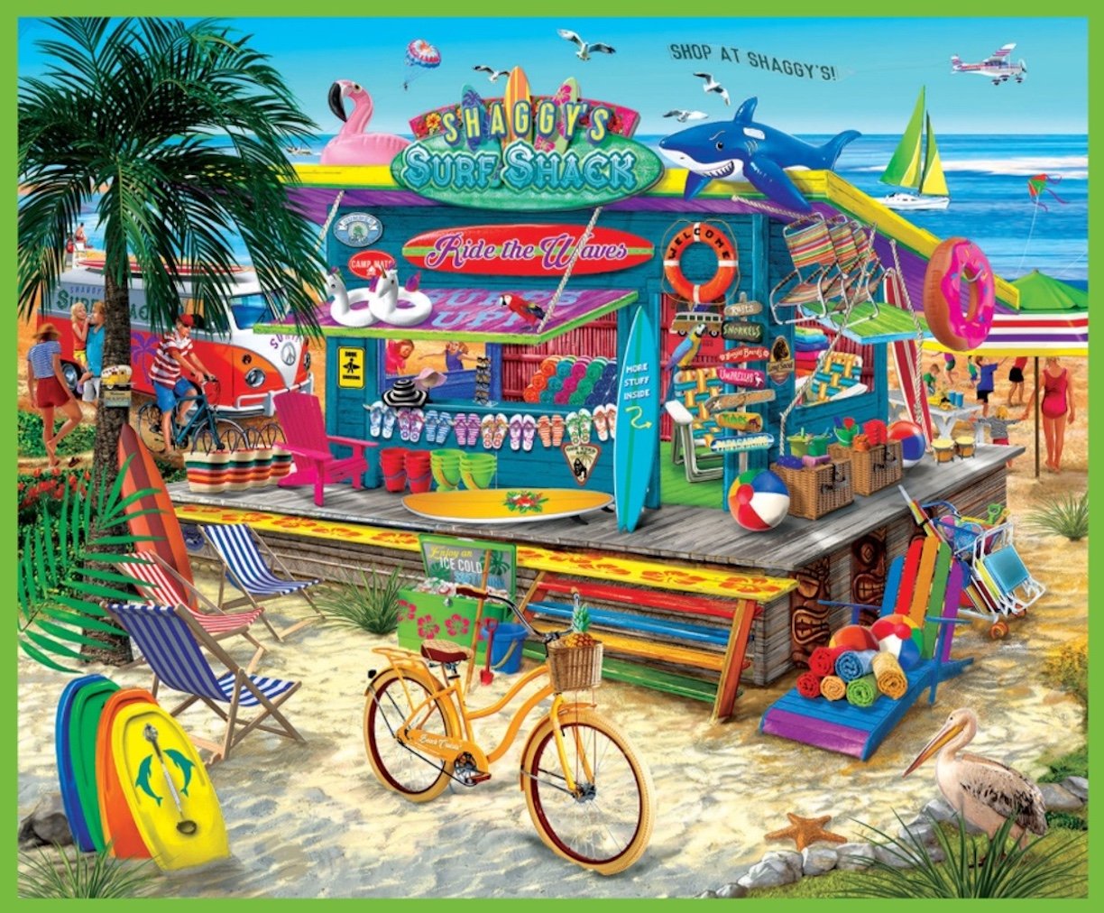 Solve Surf Shack jigsaw puzzle online with 340 pieces
