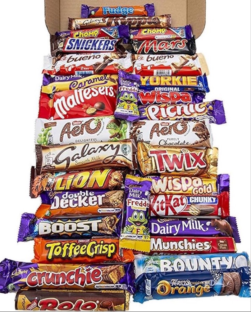 Solve Sweet bars 🍫 jigsaw puzzle online with 80 pieces