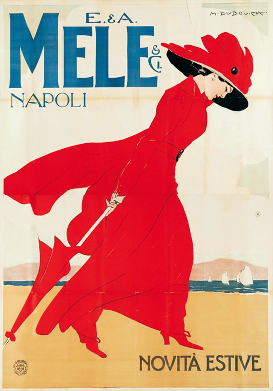 Solve Mele Poster by Marcello Dudovich (Italian, 1878-1962) jigsaw ...
