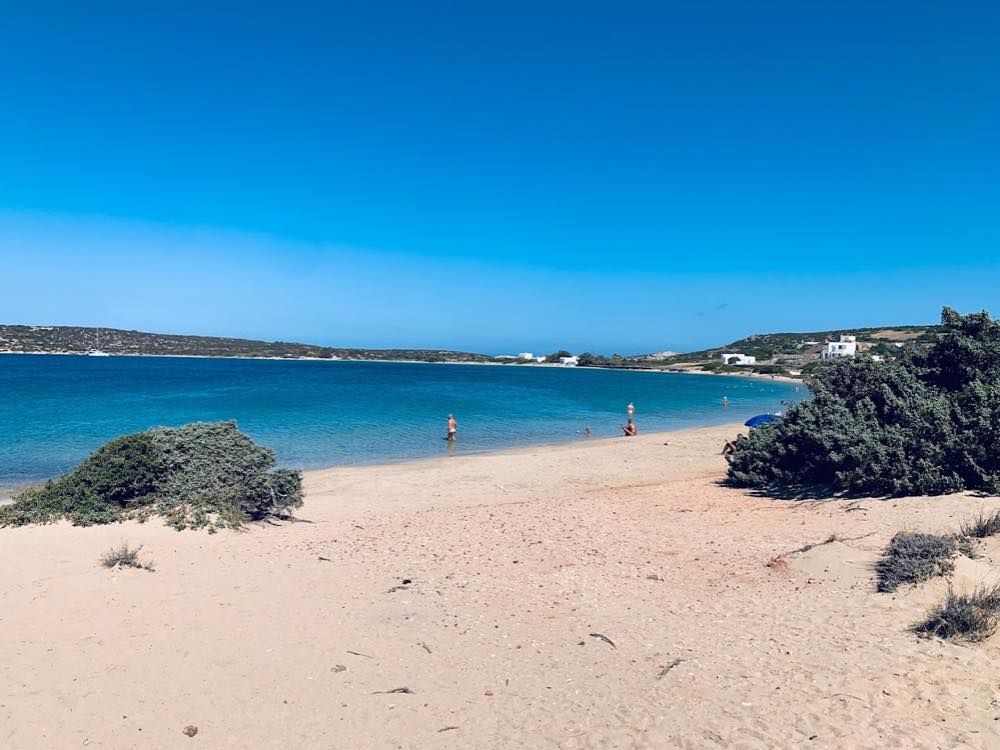 Solve Island of Paros, Greece - Lageri beach. jigsaw puzzle online with ...