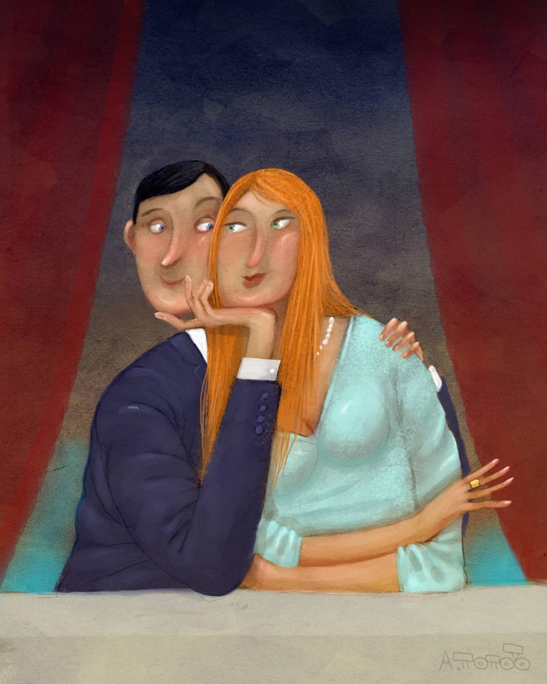 Solve Andrei Popov Artwork jigsaw puzzle online with 48 pieces