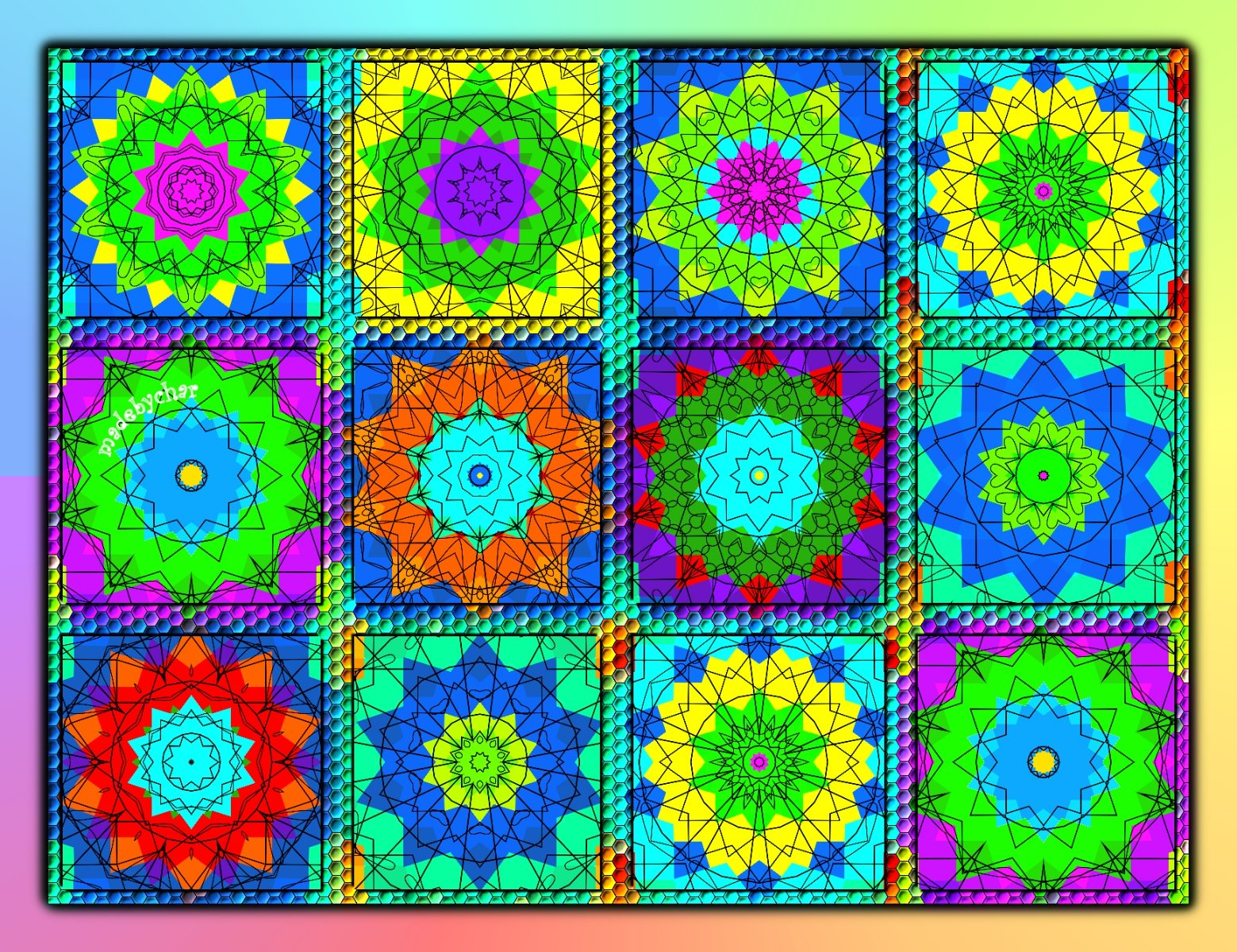 Solve 12 Squares.... jigsaw puzzle online with 48 pieces