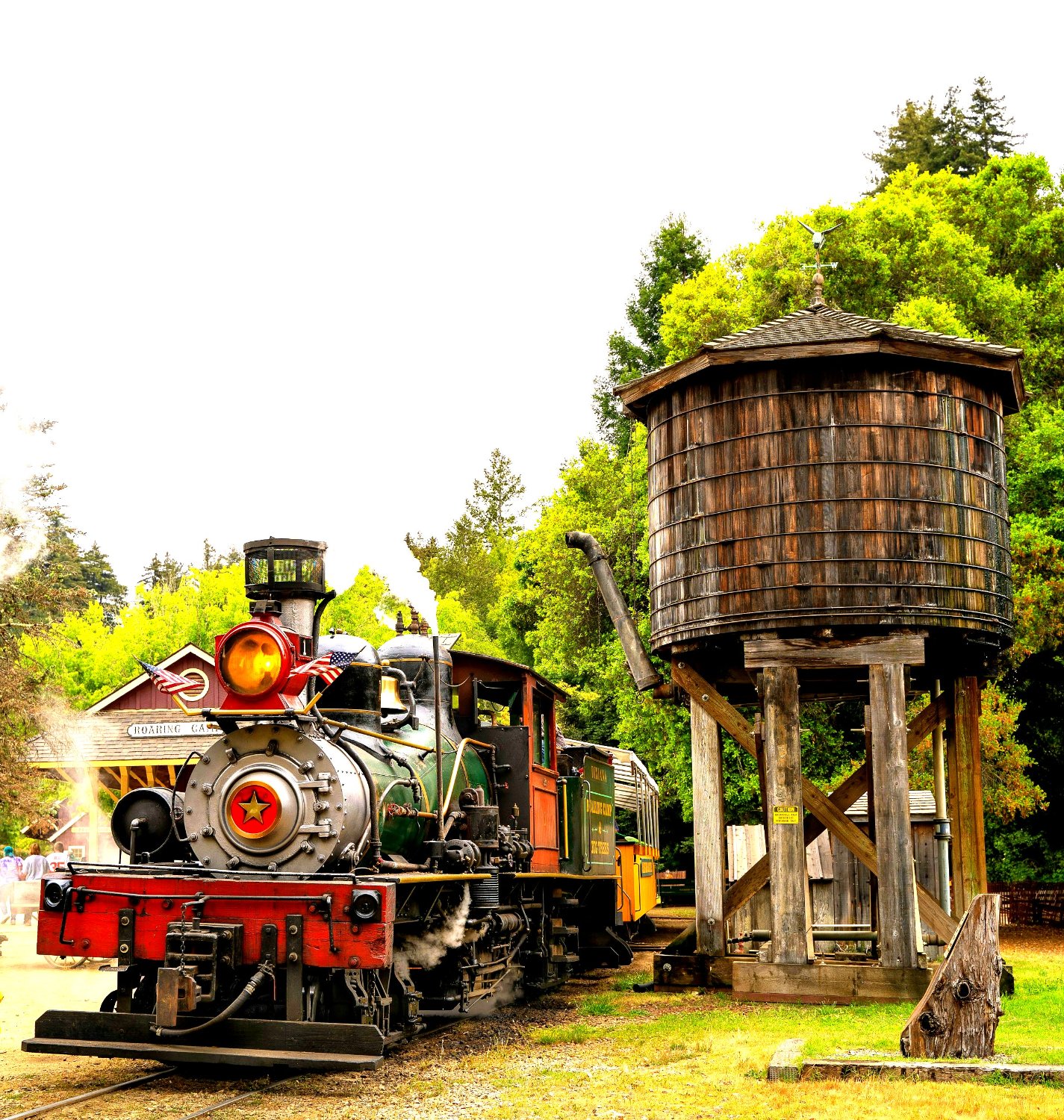 Solve Roaring Camp, Big Trees and Pacific Railroad Station, North Big ...