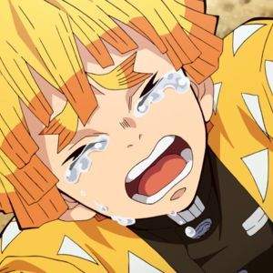 Jigsaw Puzzle | Demon Slayer - Zenitsu Crying : ( | 9 pieces | Jigidi