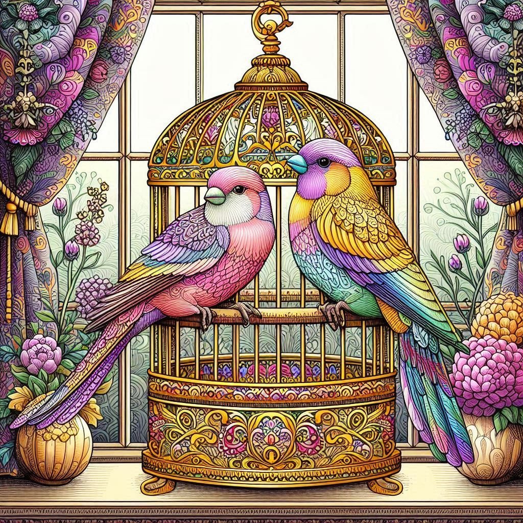 Solve Birds of a Feather Together jigsaw puzzle online with 100 pieces