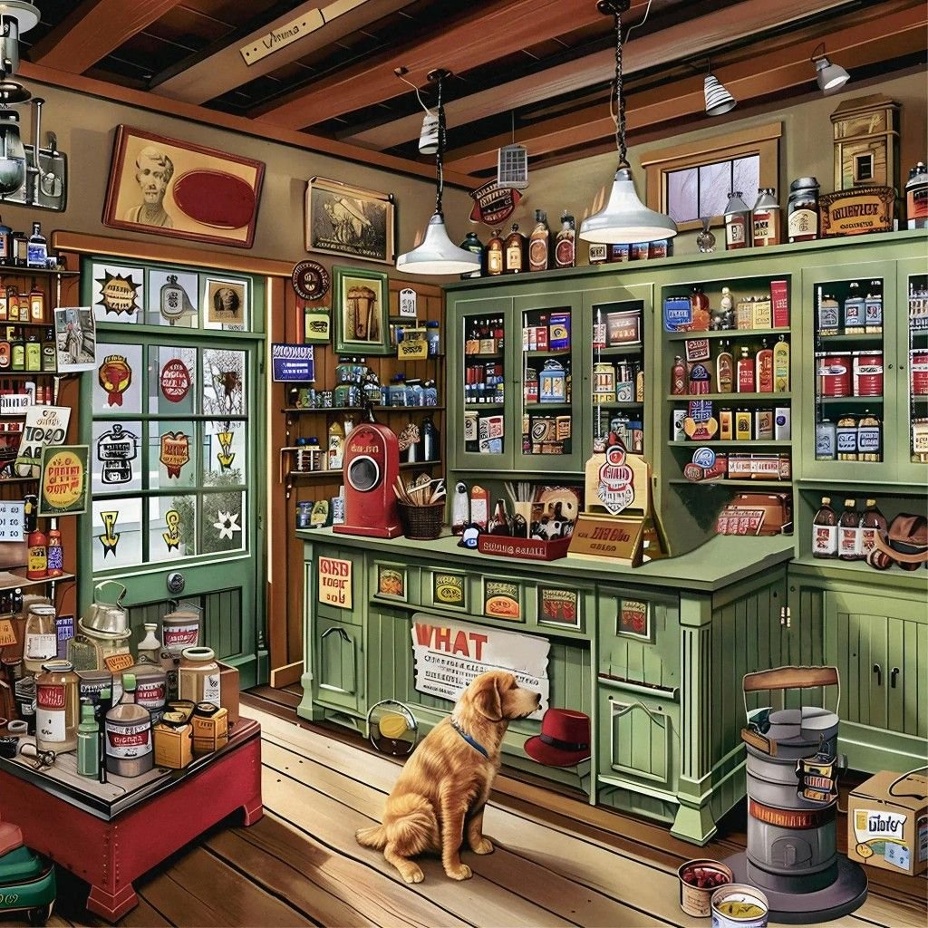 Solve General Store jigsaw puzzle online with 144 pieces