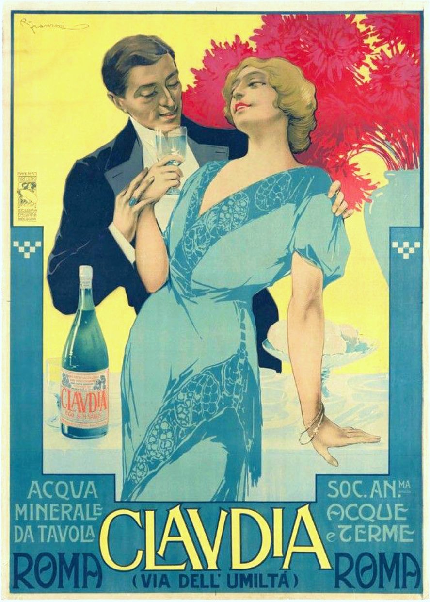 Solve Acqua Claudia Poster by Roberto Franzoni (Italian, 1882 – 1960 ...