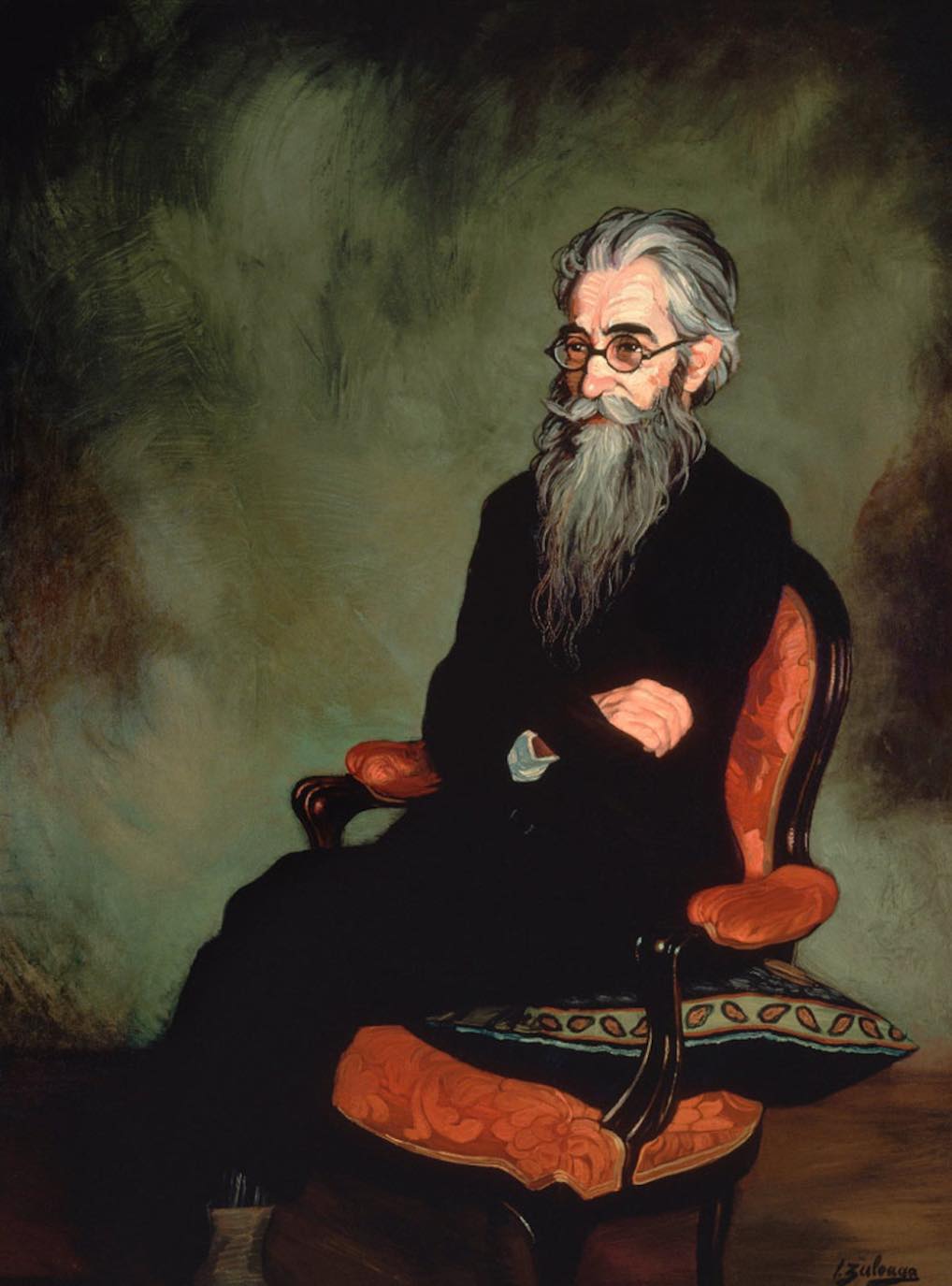 Solve Ignacio Zuloaga (1870–1945), Retrato de Ramón del Valle-Inclán ...