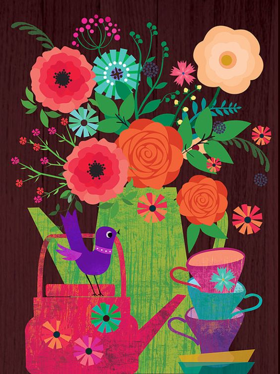 Solve Teapot & Cups jigsaw puzzle online with 88 pieces