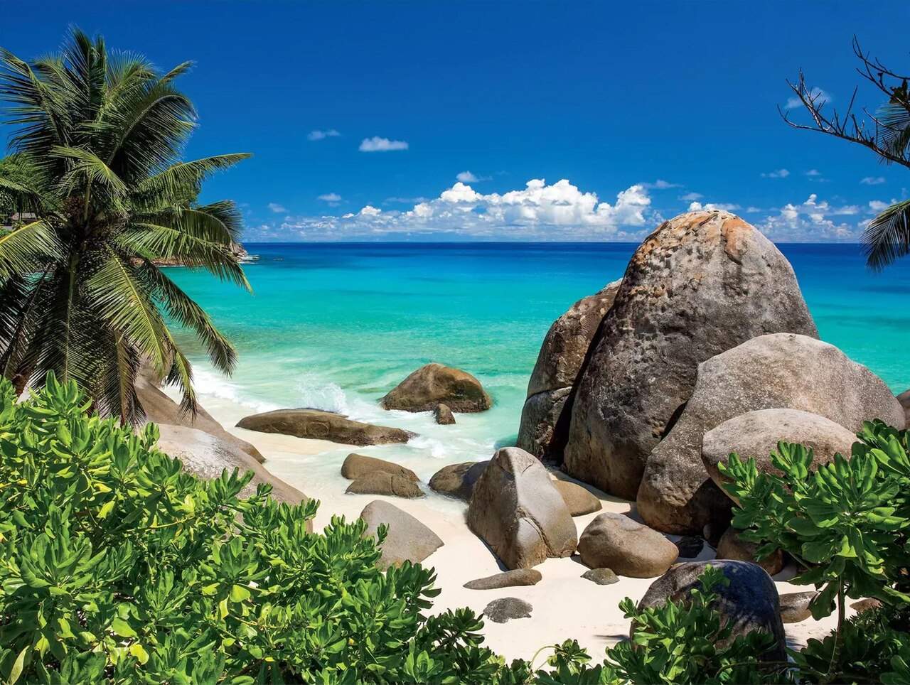 Solve Seychelles jigsaw puzzle online with 88 pieces