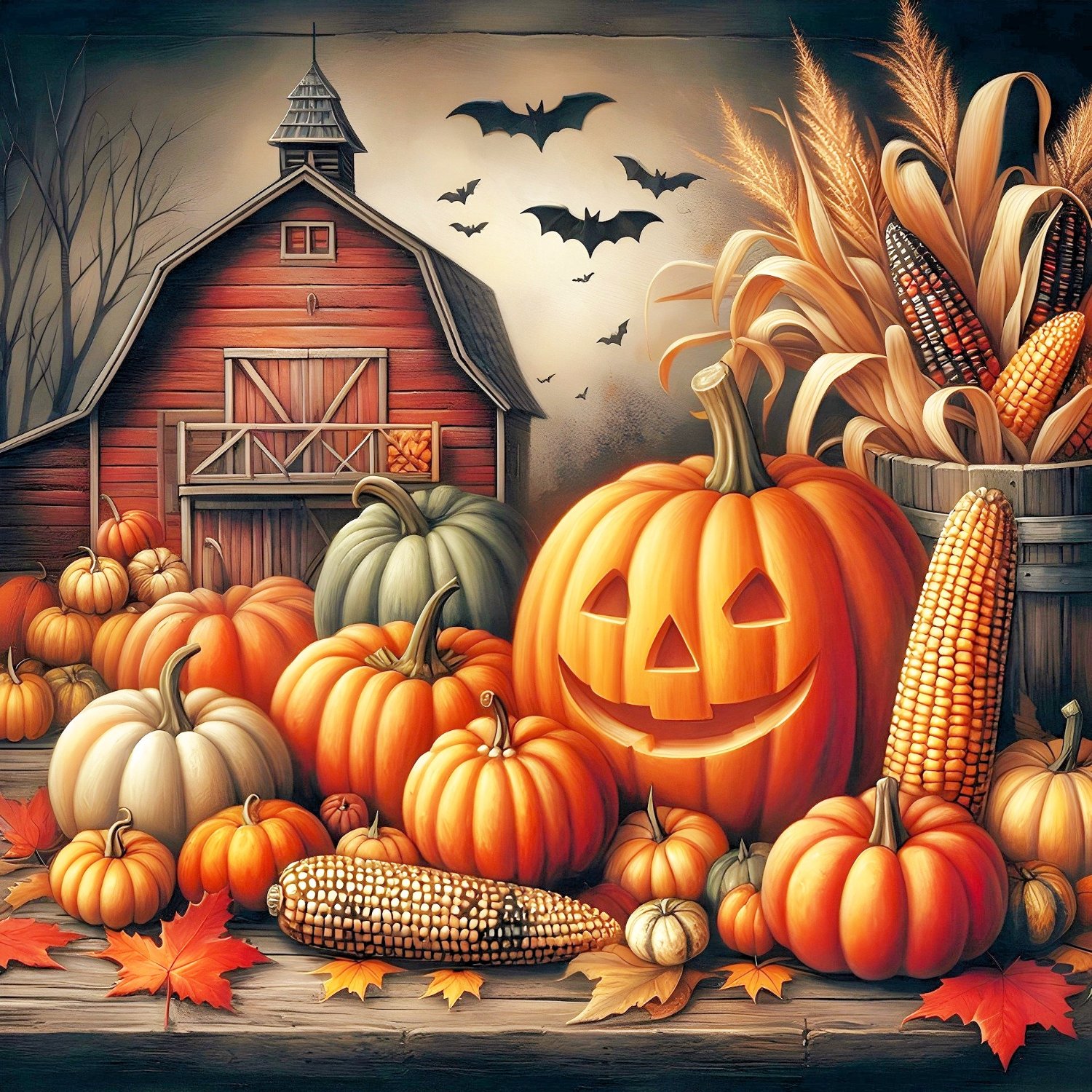 Solve Pumpkins, resizable 9 to 600 pieces jigsaw puzzle online with 64 ...