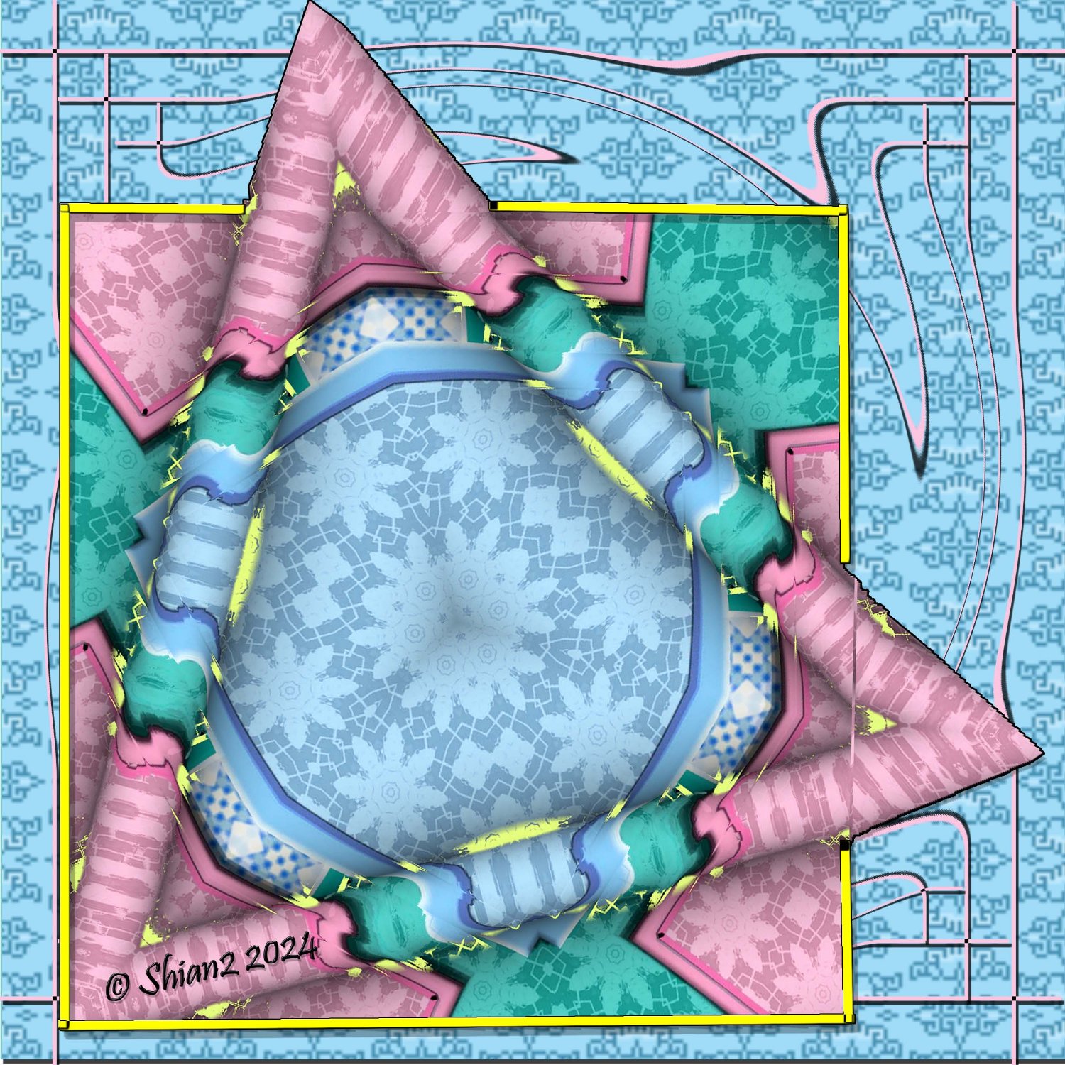 Solve Triangle jigsaw puzzle online with 144 pieces