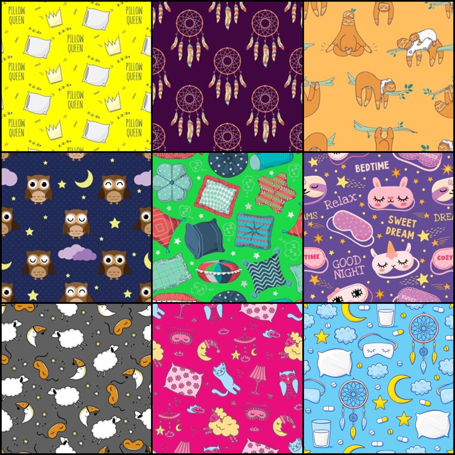 Solve Sleep patterns 1 jigsaw puzzle online with 225 pieces