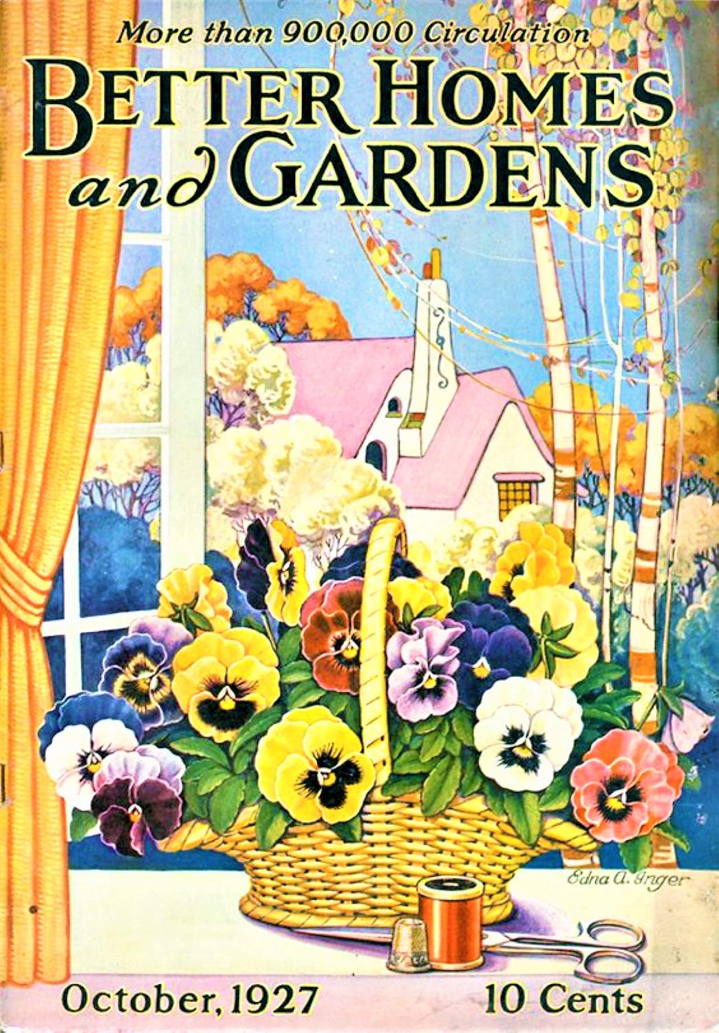 Solve Window Ledge Basket of Pansies jigsaw puzzle online with 315 pieces