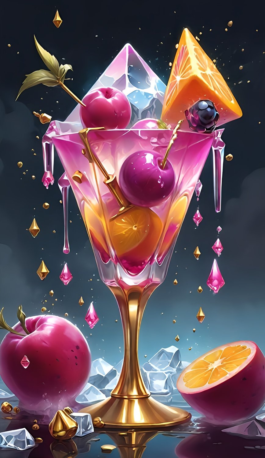 Solve Fruit cocktail jigsaw puzzle online with 405 pieces