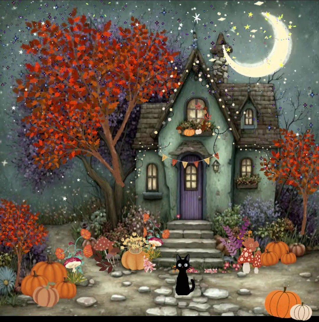 Jigsaw Puzzle | 64 pieces | delightful fall night (resize 9 to 342 ...