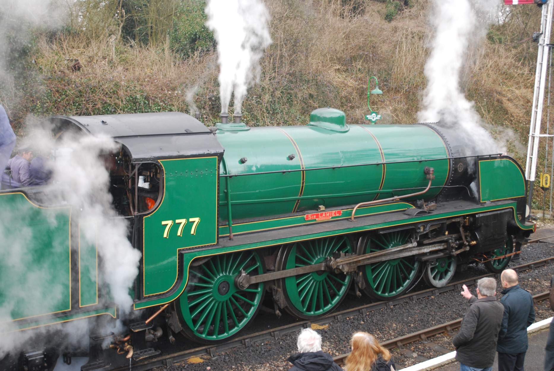 Solve SR N15 Class 4-6-0 777 Sir Lamiel. jigsaw puzzle online with 150 ...