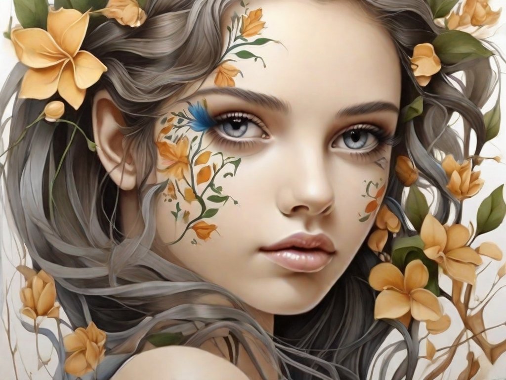 Solve Face jigsaw puzzle online with 99 pieces