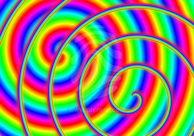 Jigsaw Puzzle | rainbow-spiral | 40 pieces | Jigidi