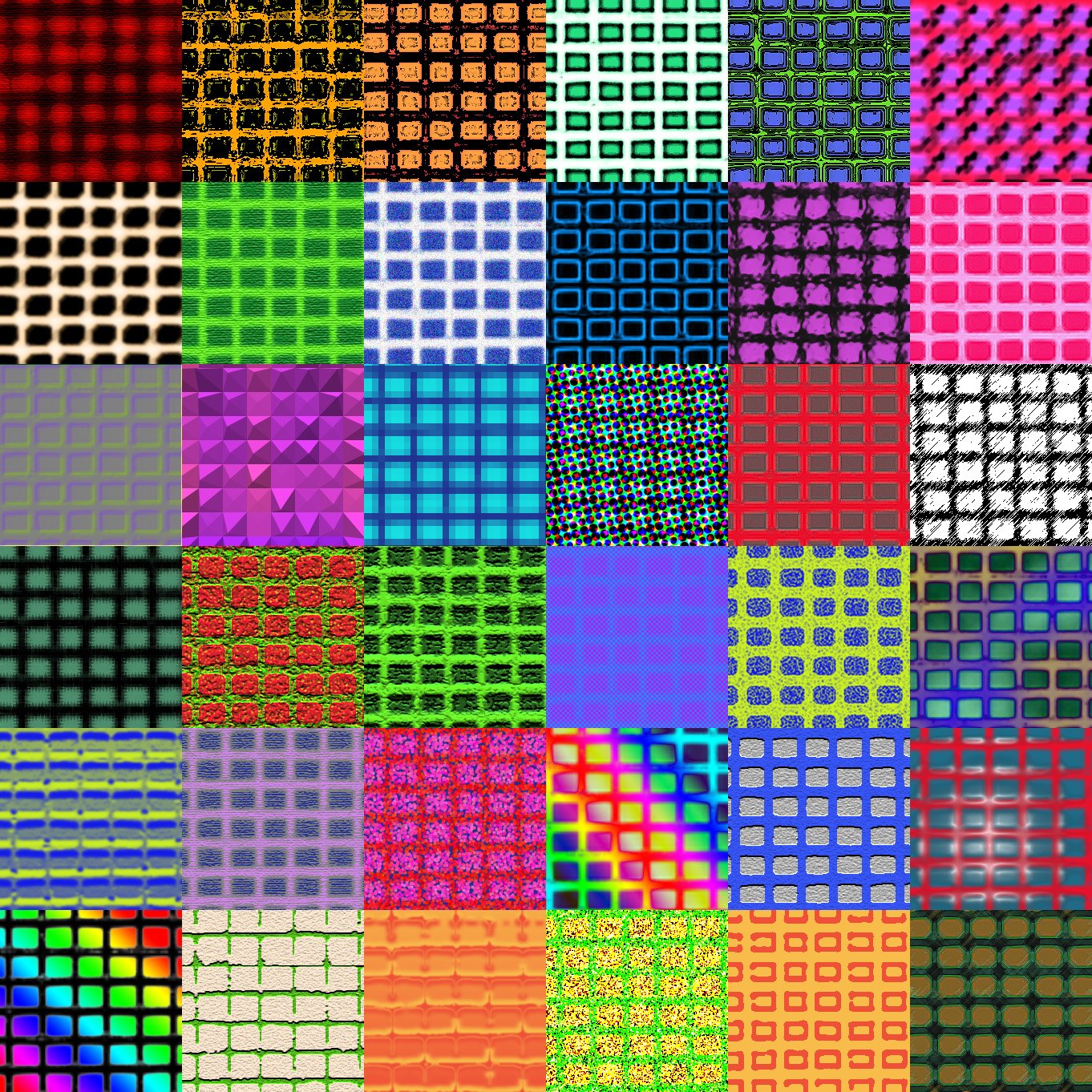 Solve More squares and nets jigsaw puzzle online with 400 pieces