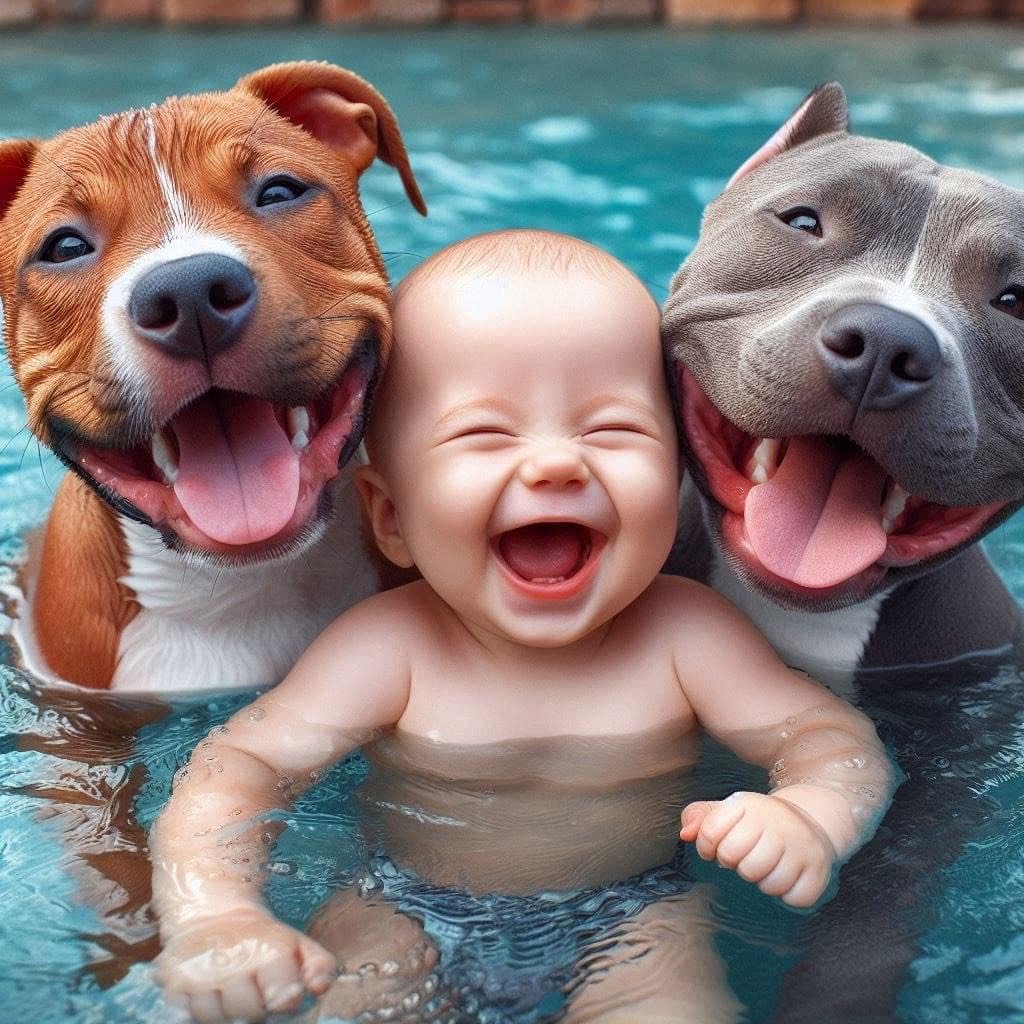 Solve Dogs protecting their little baby jigsaw puzzle online with 121 ...