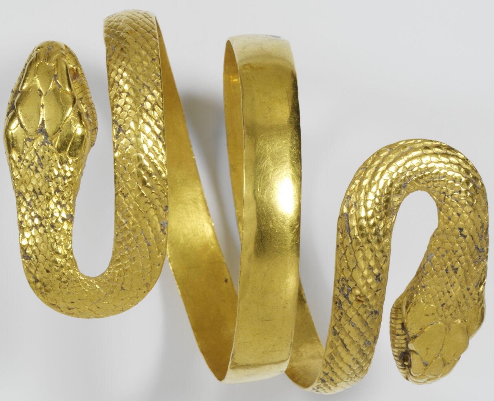 Solve Snake armlet, probably Egypt (Roman Empire), AD 1-100, gold ...