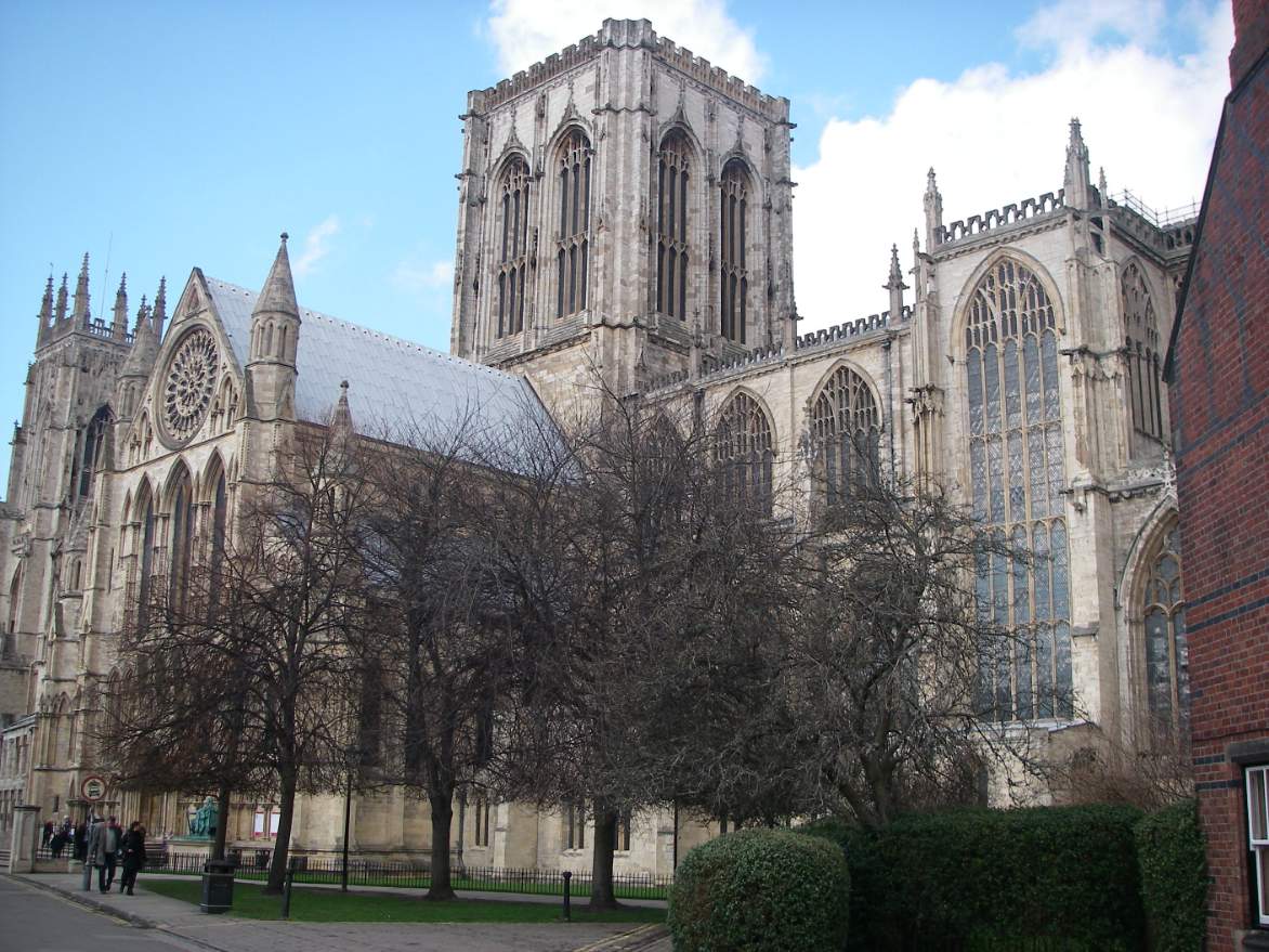 Solve York Minster, England. started in 1230 and completed in 1472 ...