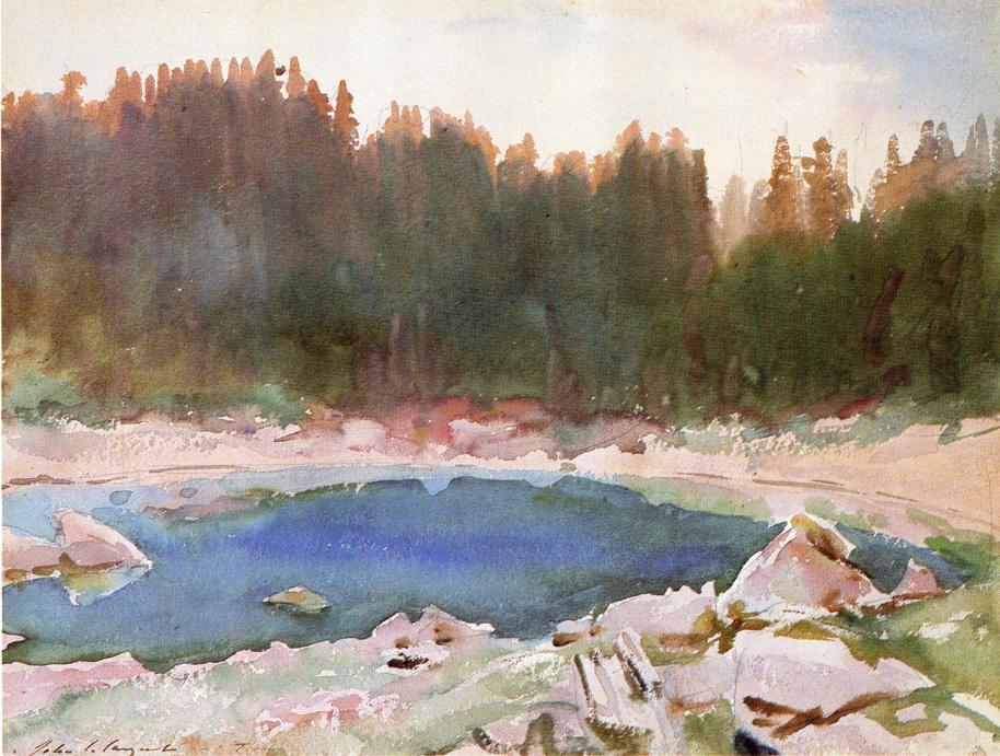 Solve John Singer Sargent - Lake in the Tyrol jigsaw puzzle online with ...