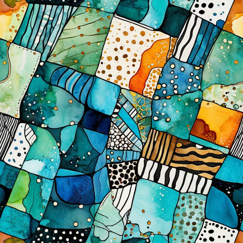 Solve Abstract pattern jigsaw puzzle online with 100 pieces