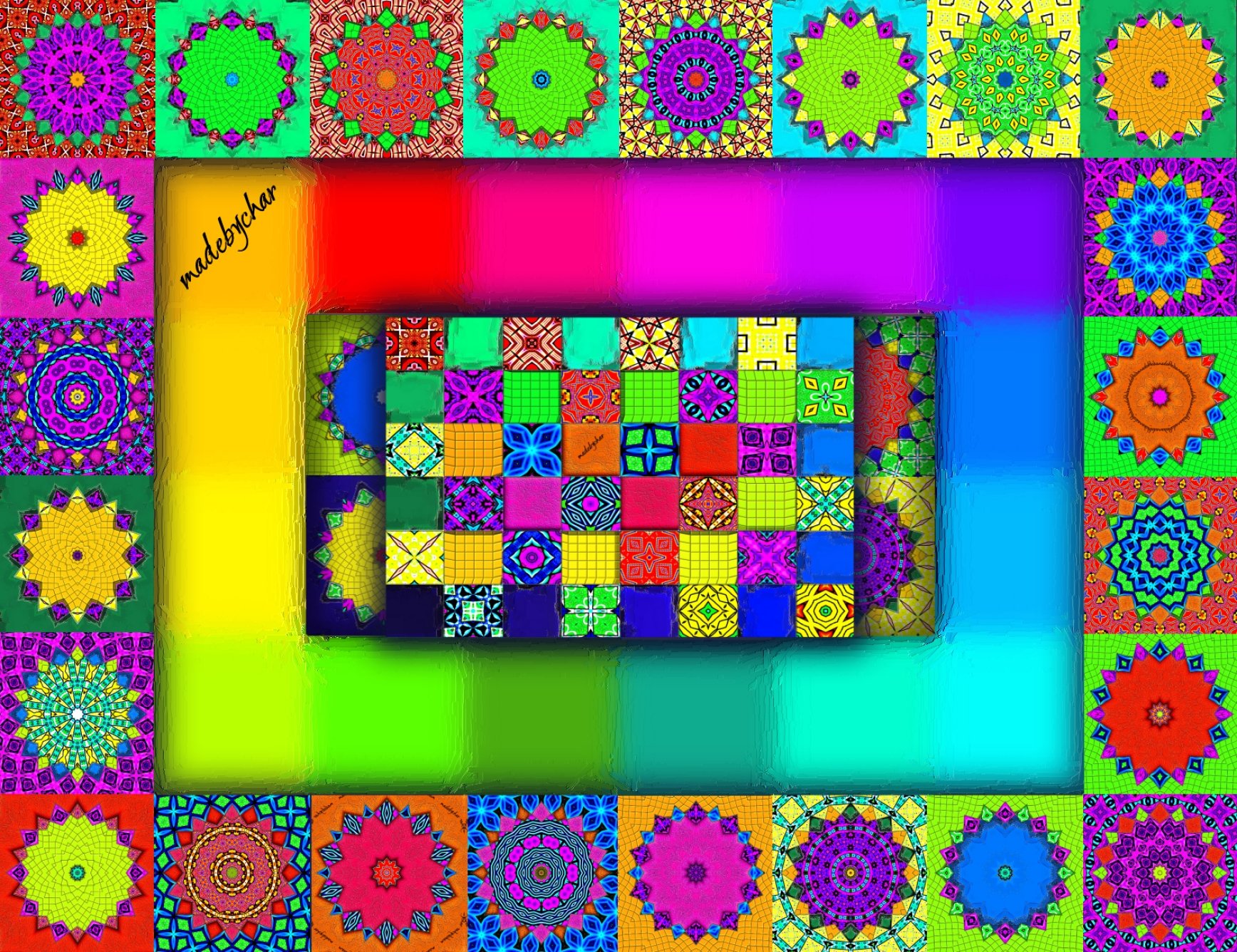 Solve Kaleidos from a puzzle... jigsaw puzzle online with 450 pieces