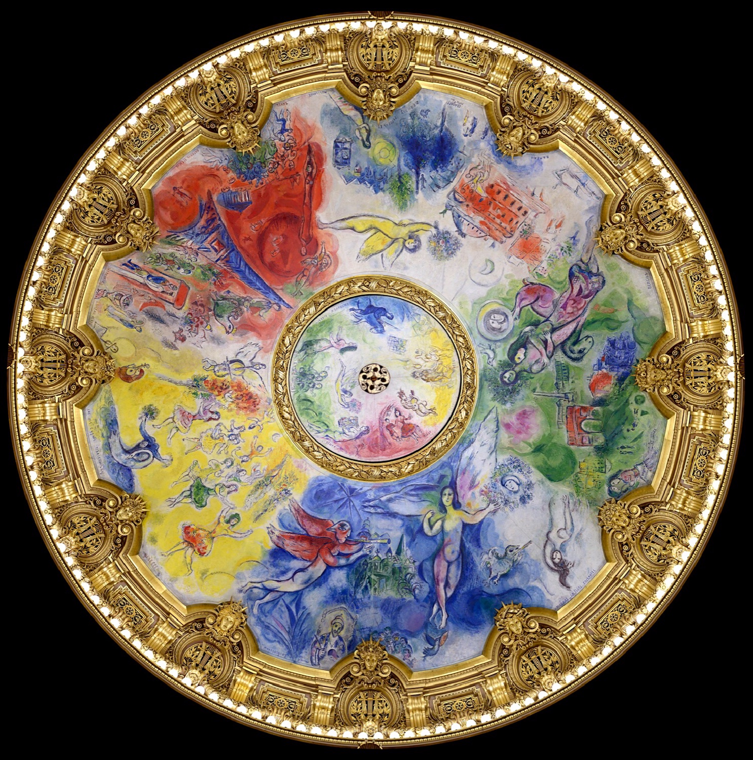 Solve Ceiling of the Paris Opera House, 1963, Marc Chagall jigsaw ...