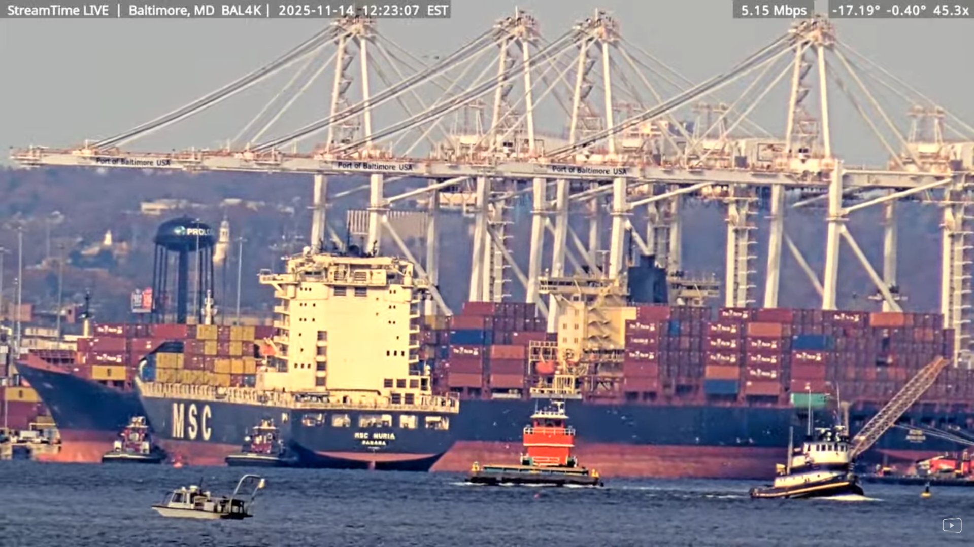 Solve MSC Nuria, Baltimore, 2025-11-14 190301 jigsaw puzzle online with ...