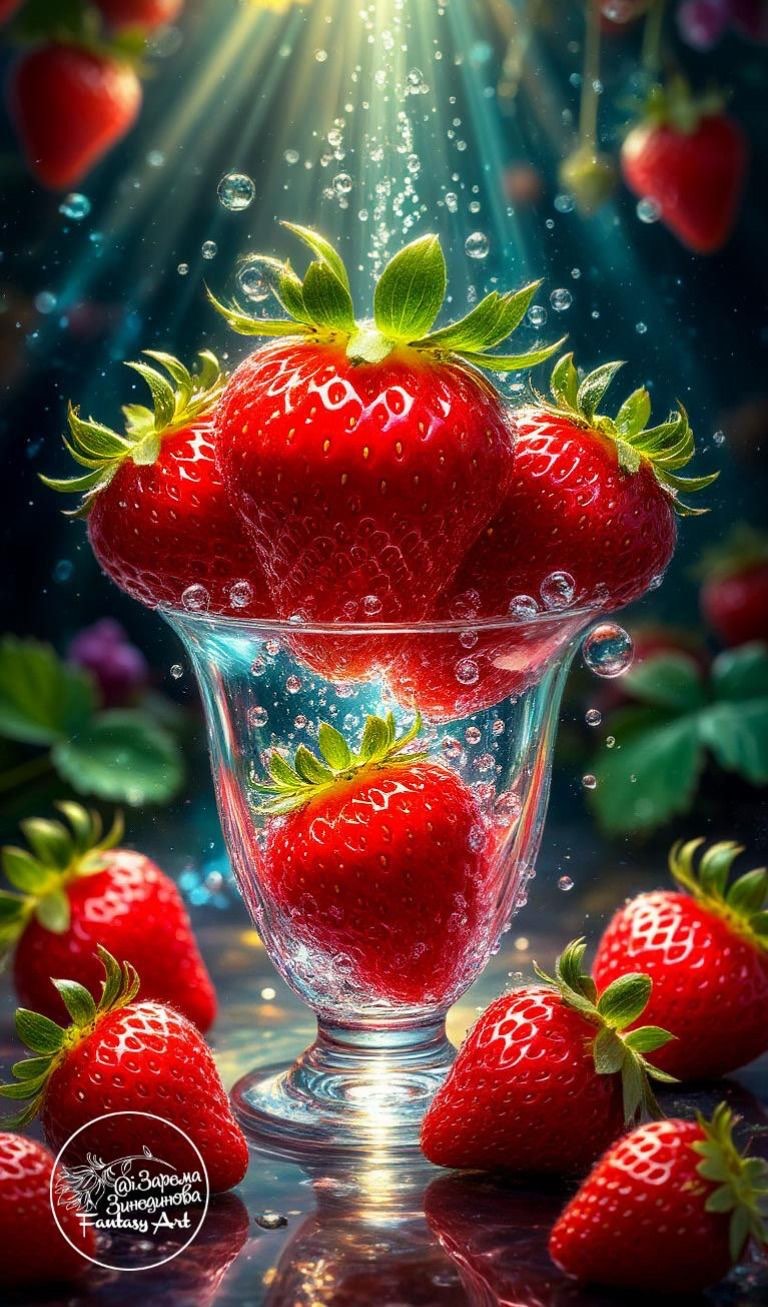 Solve AI Fantasy Treat jigsaw puzzle online with 40 pieces