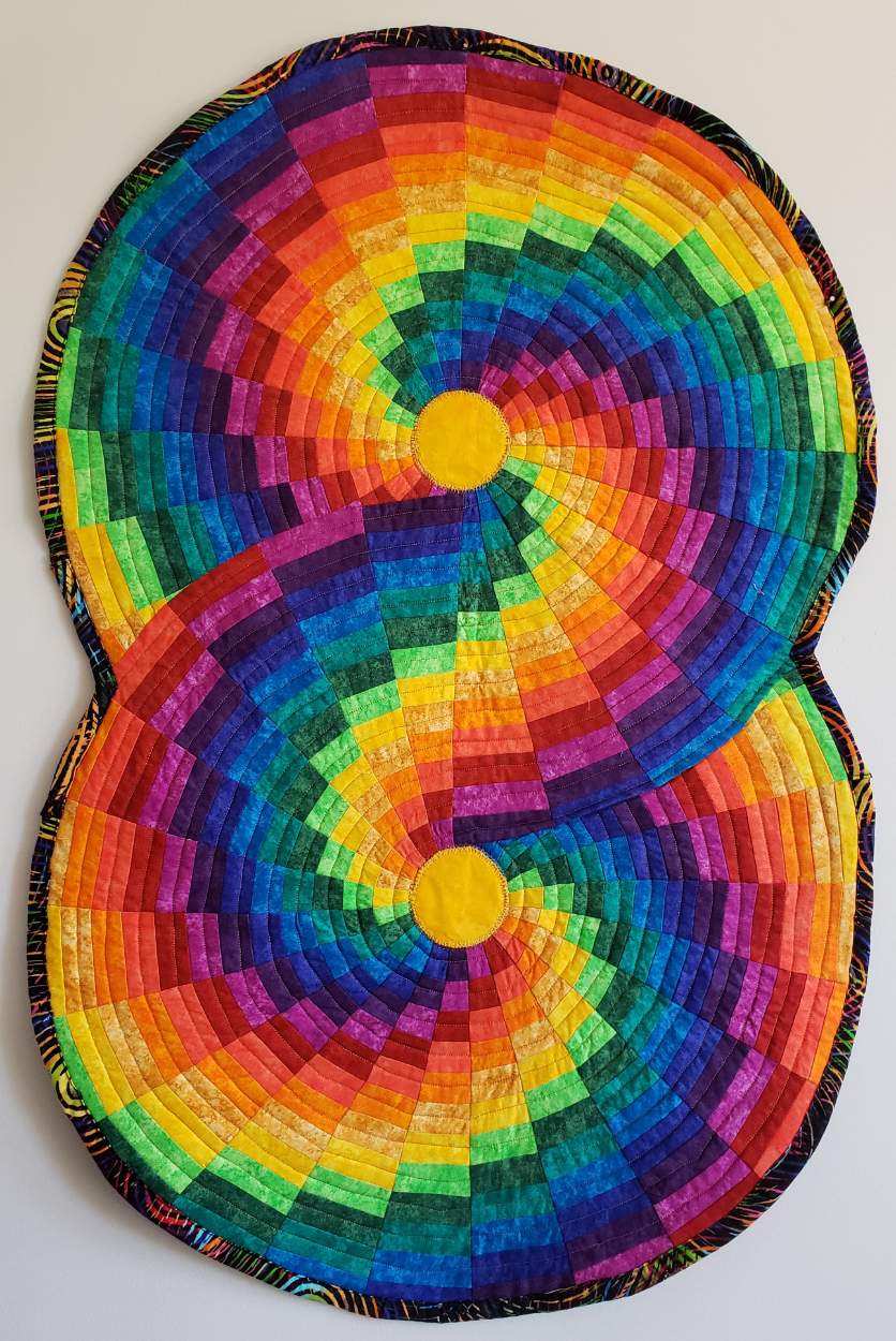 Solve Moebius Color Wheel - entire quilt jigsaw puzzle online with 70 ...