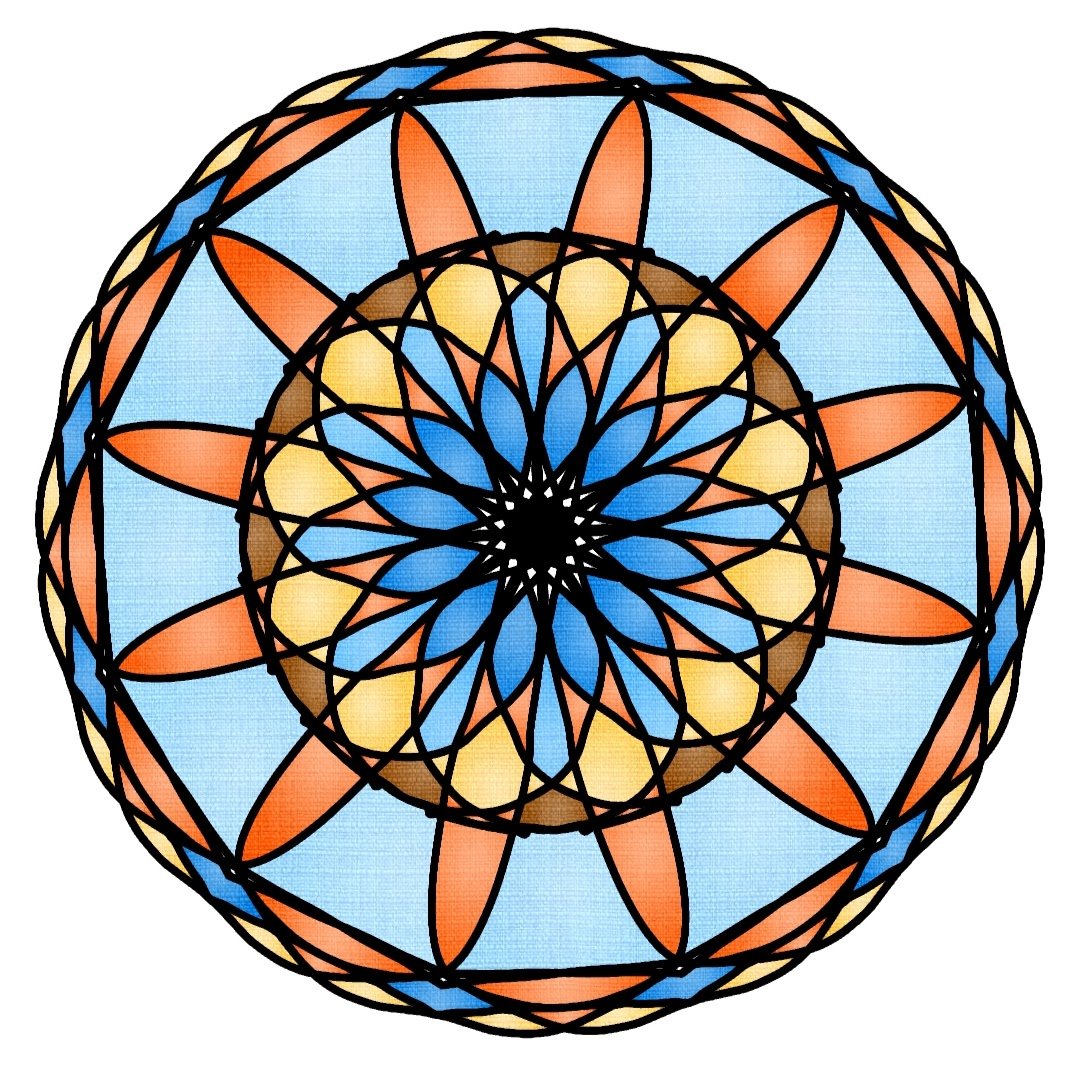 Solve Mandala 470 jigsaw puzzle online with 64 pieces