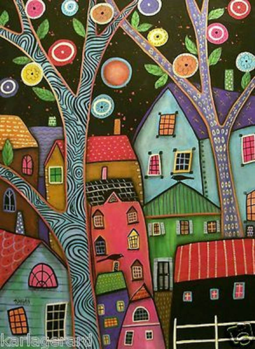 Solve Neighborhood jigsaw puzzle online with 266 pieces