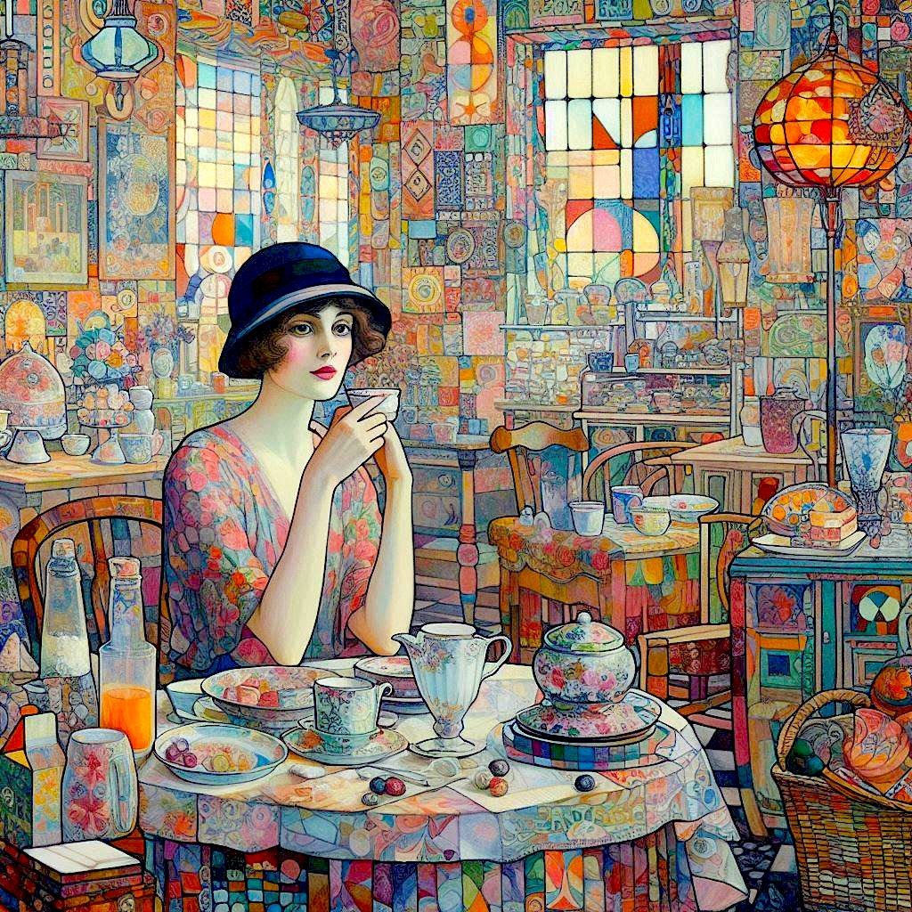 Solve Café Clutter jigsaw puzzle online with 144 pieces