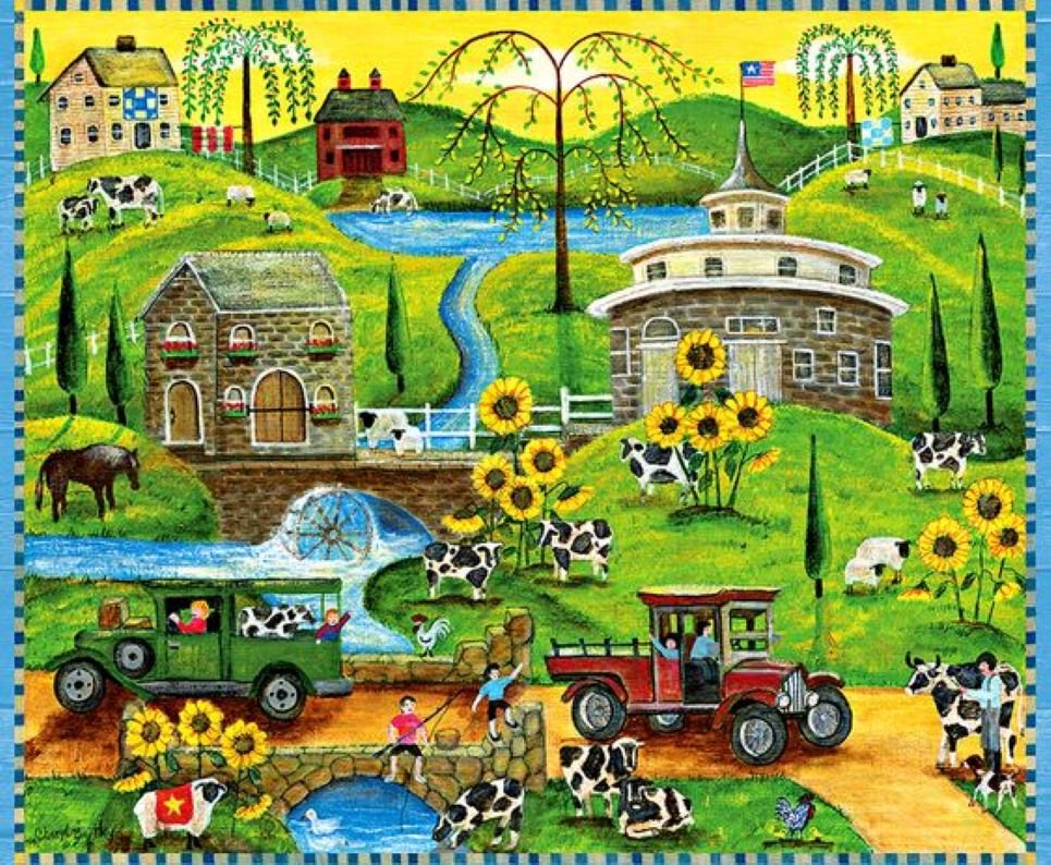 Solve Country Life jigsaw puzzle online with 154 pieces