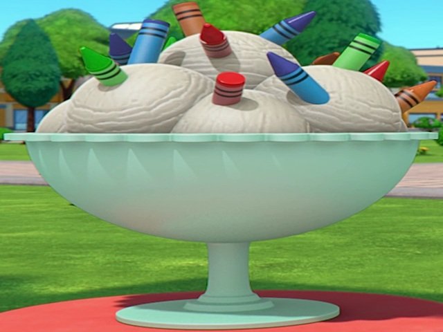 Solve crayon ice cream jigsaw puzzle online with 12 pieces