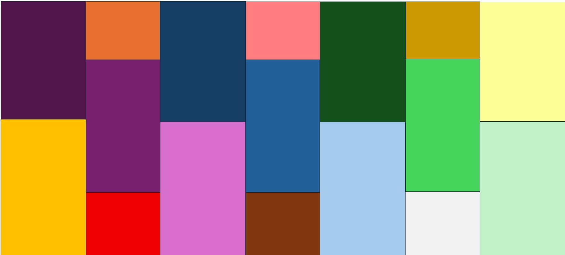 Solve color block jigsaw puzzle online with 50 pieces