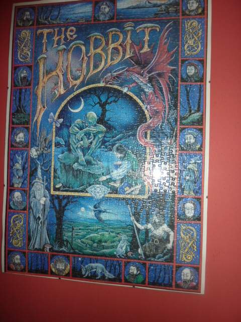 Solve Hobbit Poster jigsaw puzzle online with 48 pieces